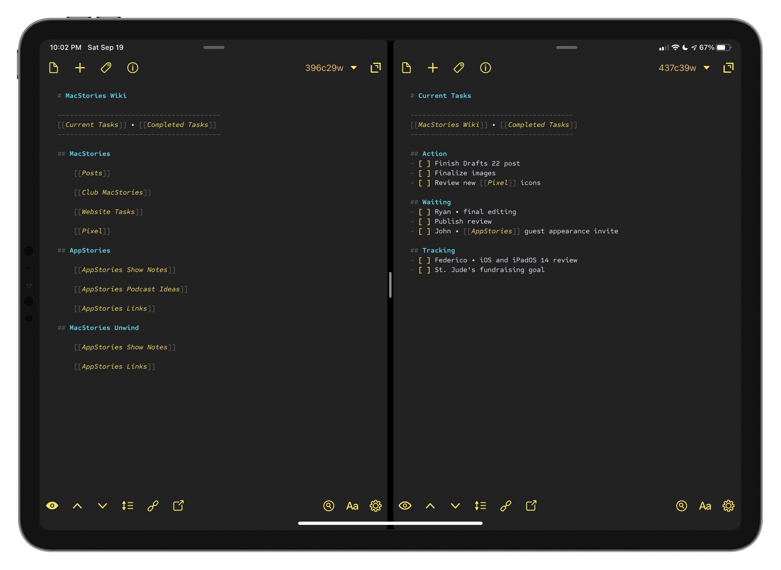 Drafts 22 Review: Widgets, Scribble, and More - MacStories